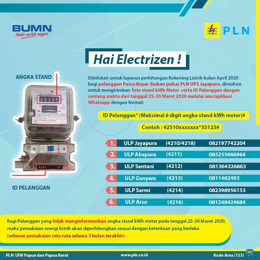 Pelanggan PLN Bisa Menghitung Rekening Sendiri - Bintang Papua Online